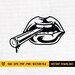 Sexy Lips Bullet Svg | Dripping Lips Svg | Red Lips Bite Bullet Svg ...