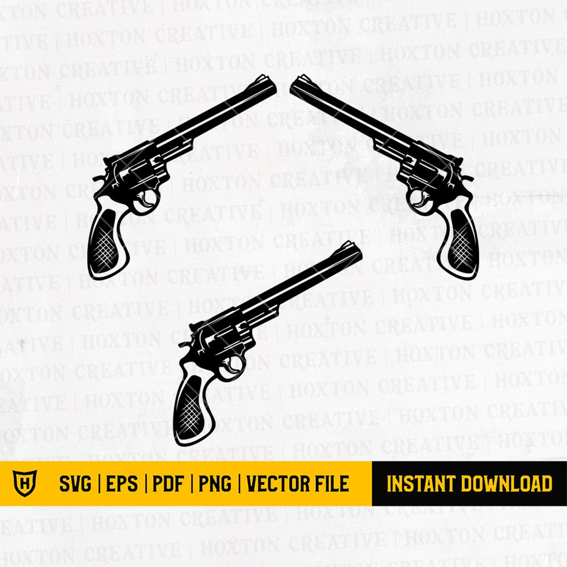 Revolver Gun Svg File Pistol Svg Revolver Pistol Svg - Etsy