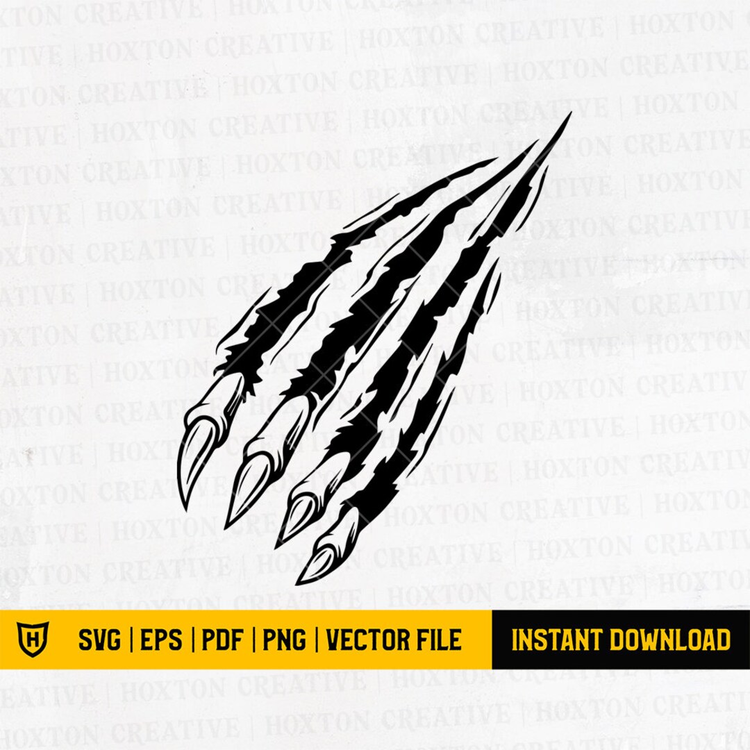 Animal Claw Svg File | Claw Svg | Animal Paw Svg | Cutting Files - Etsy