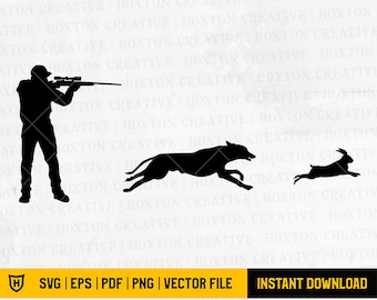 Rabbit Hunting Svg - Etsy