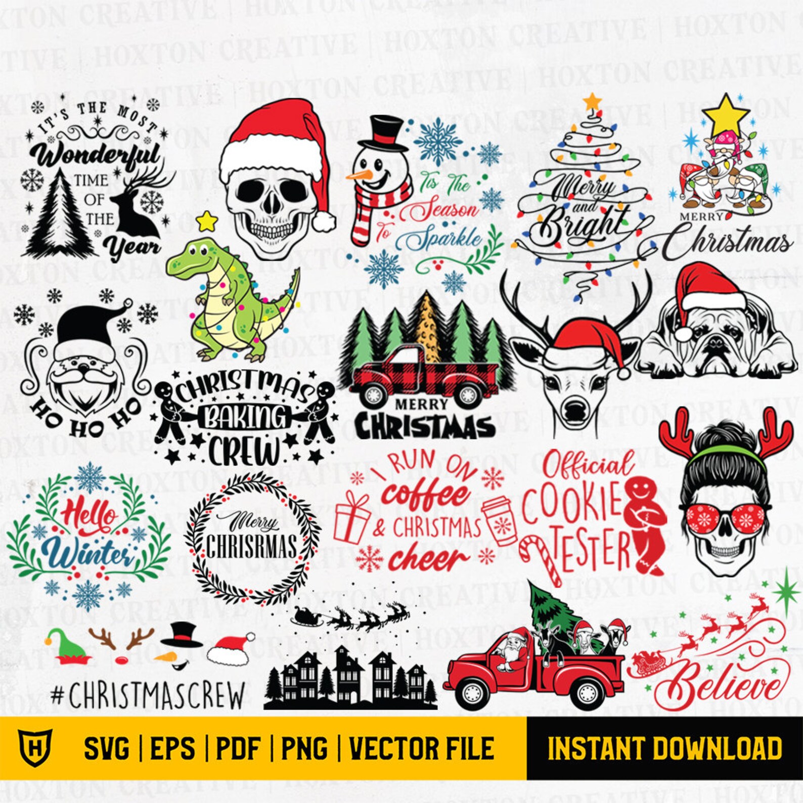 Christmas SVG Bundle Christmas Svg Winter Svg Christmas | Etsy