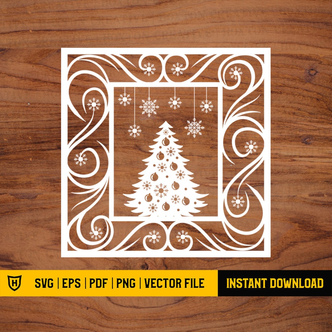 Christmas Postcard Svg Christmas Card Svg Christmas Svg - Etsy