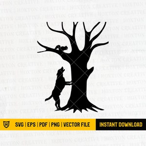 Coon Hunting Svg File | Dog Treeing Raccoon Svg | Hunting Dog Svg ...