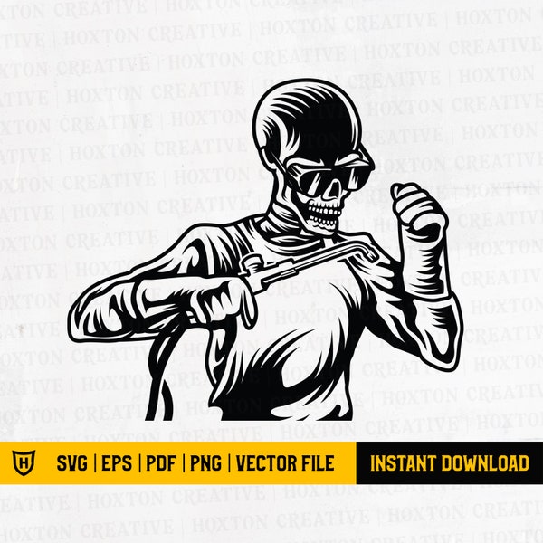 Ironworker Skull Svg - Etsy