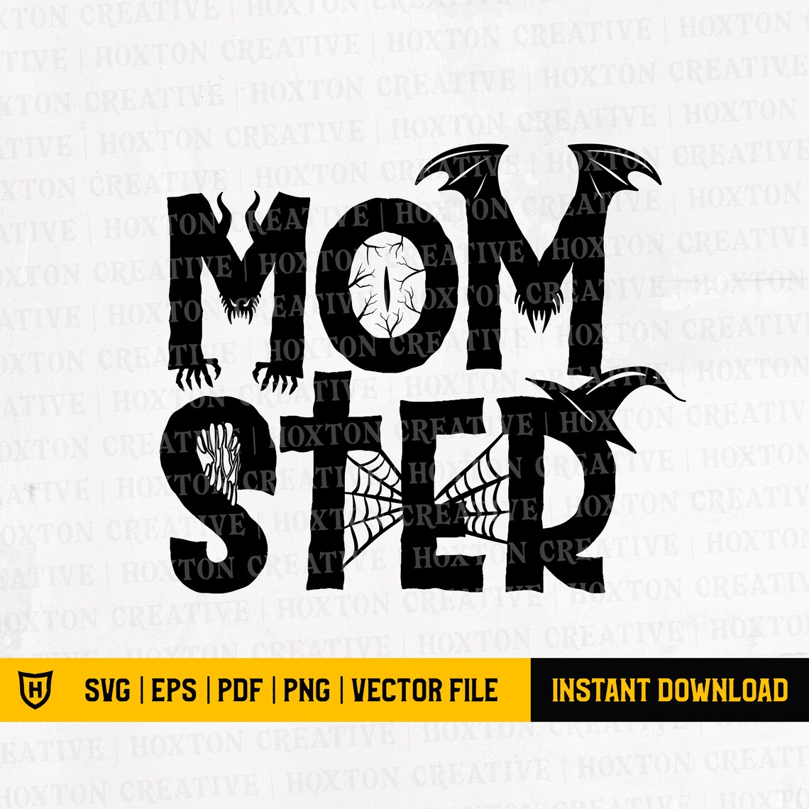 Momster Svg File Halloween Shirt Svg Mom Halloween Monster - Etsy