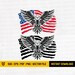 US Patriotic Eagle Svg File | Memorial Day Svg | US Eagle Svg | USA ...