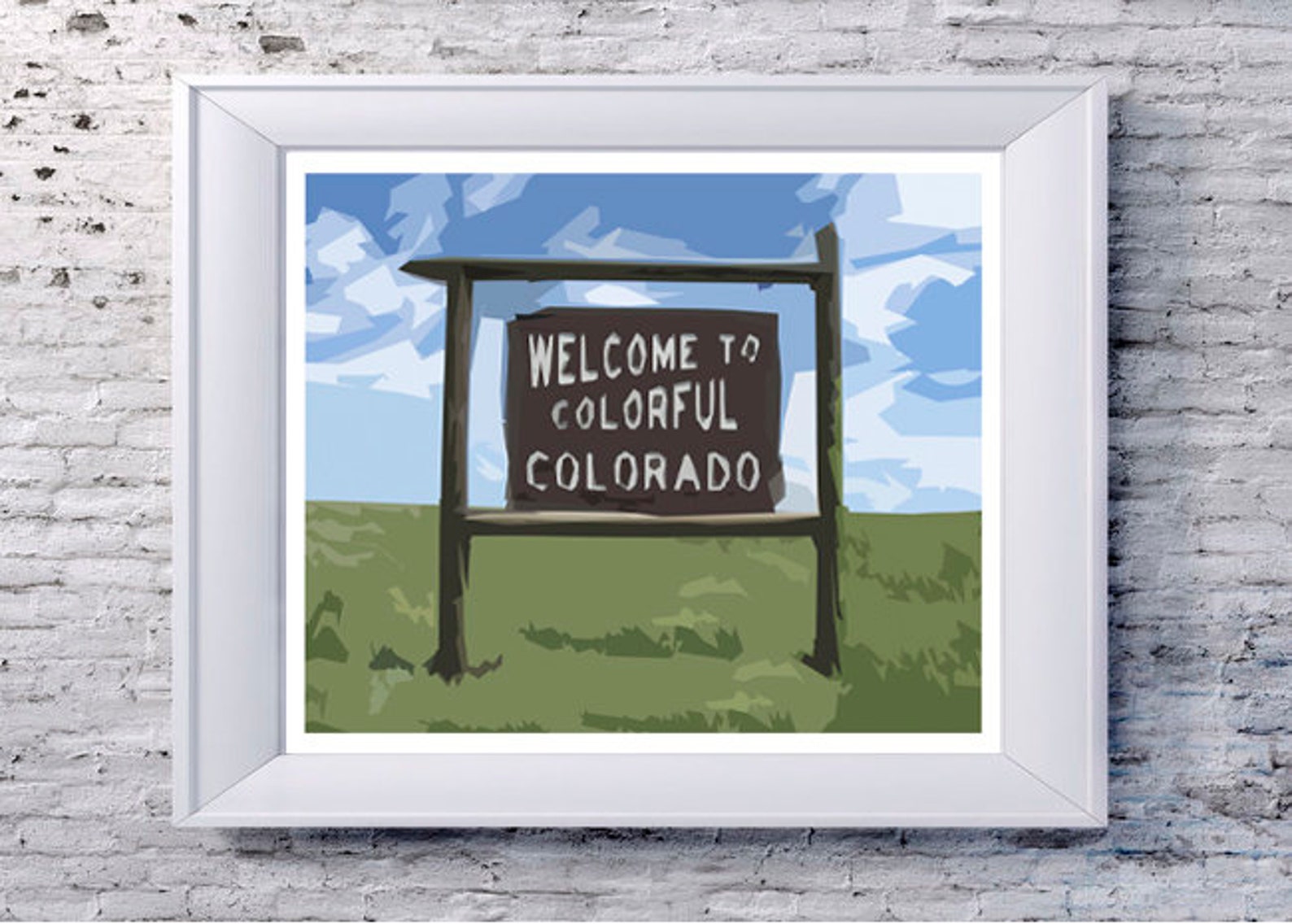 Colorful Colorado Sign, Colorado Poster, Welcome to Colorado Print ...