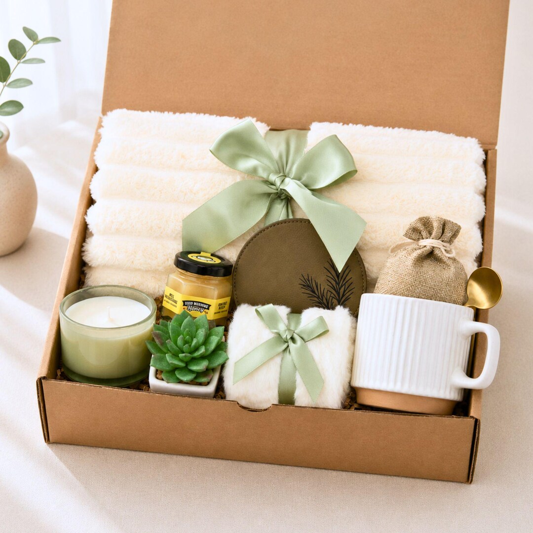 Comfort Gift Box, Self Care Package, Cozy Gift Basket, Thinking of You ...
