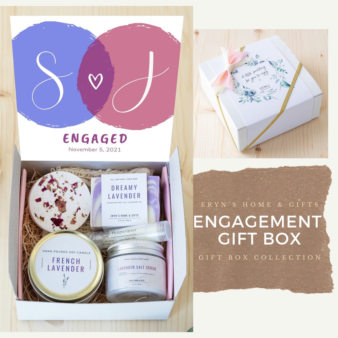 Engagement Gift Box for Her, Congratulations Gift, Gift for Bride to Be ...