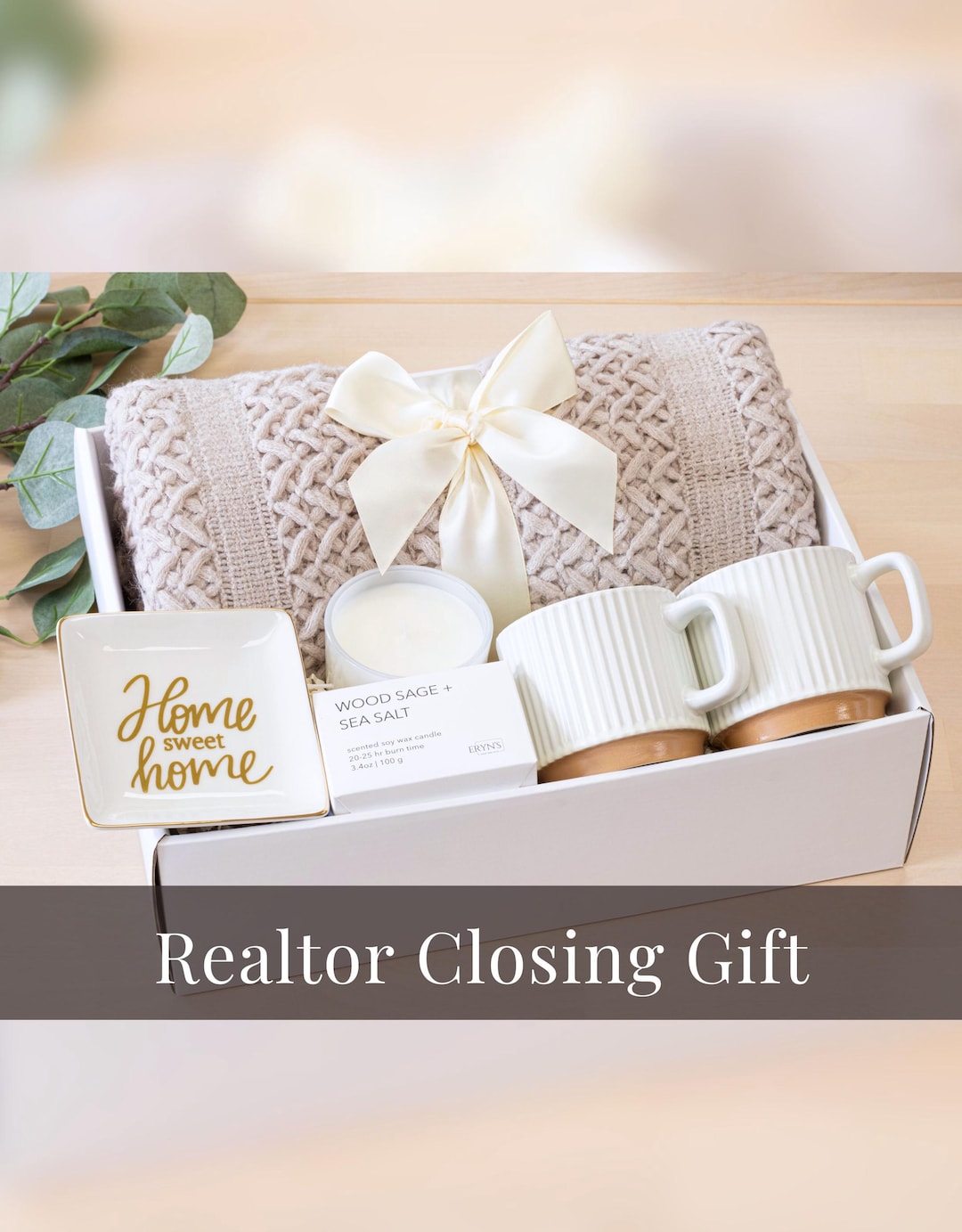 Housewarming Gift Basket, Realtor Closing Gift for Buyer, Realtor ...