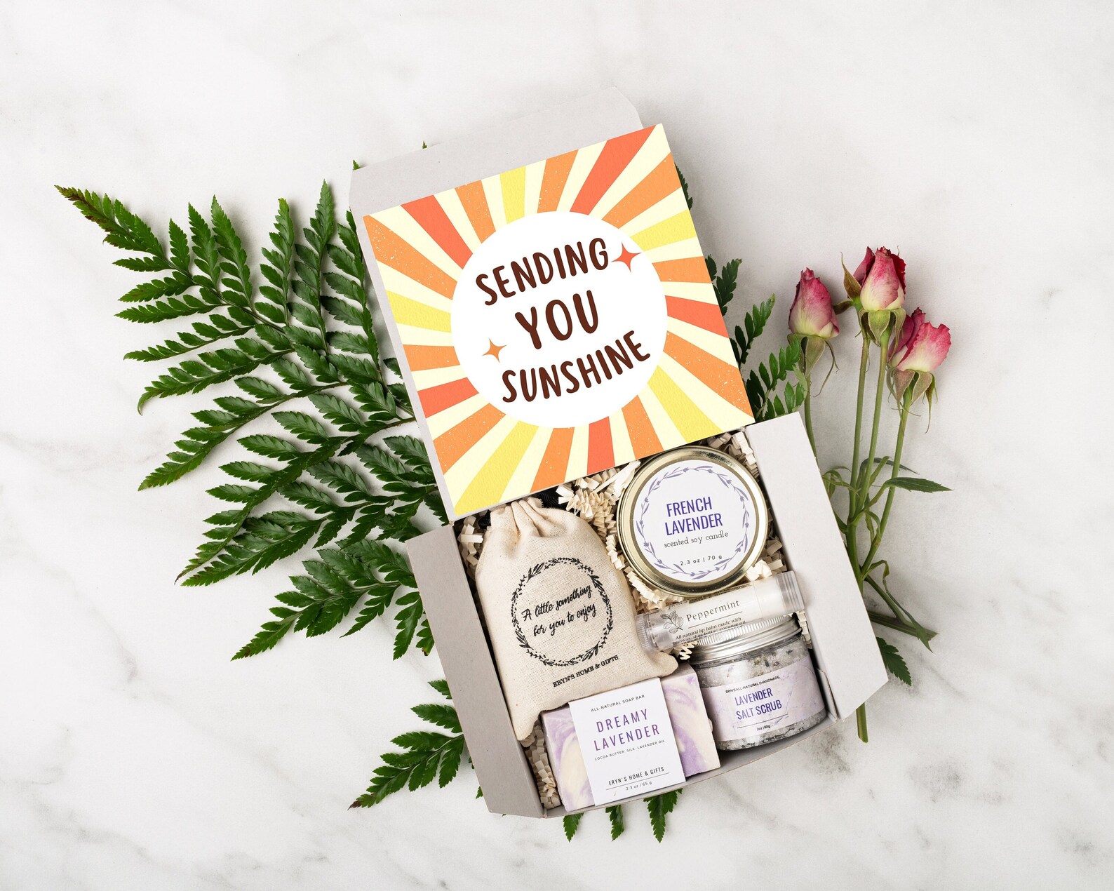 Sending You Sunshine Gift Box Friendship Gift Thinking of - Etsy