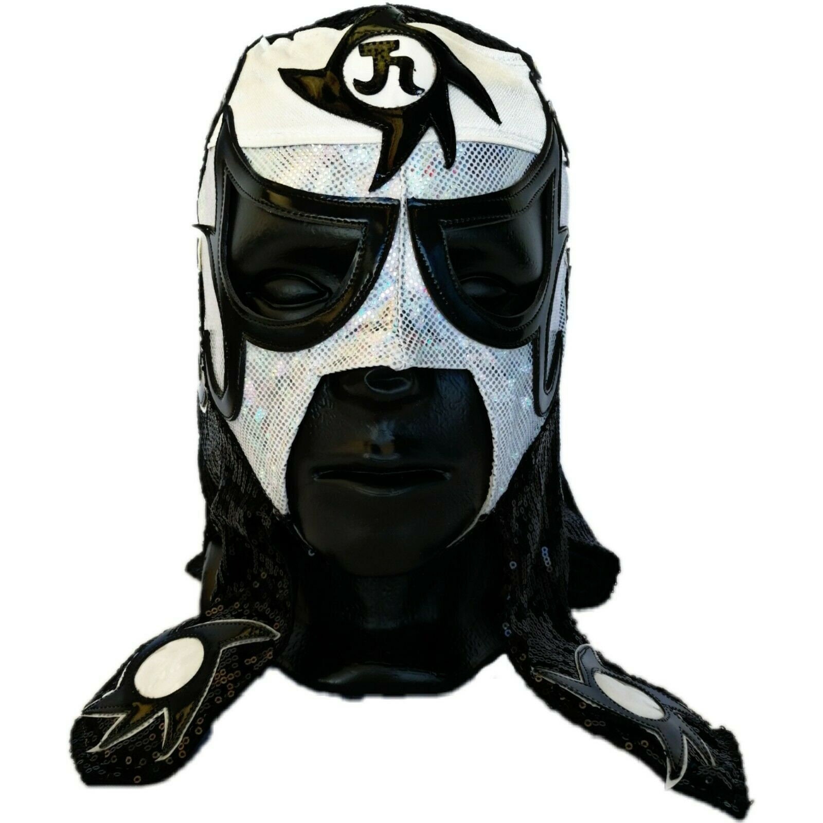 SIGNED Penta 0M Zero Fear Pentagon Mexican Wrestler Semi-pro Mask Lucha ...