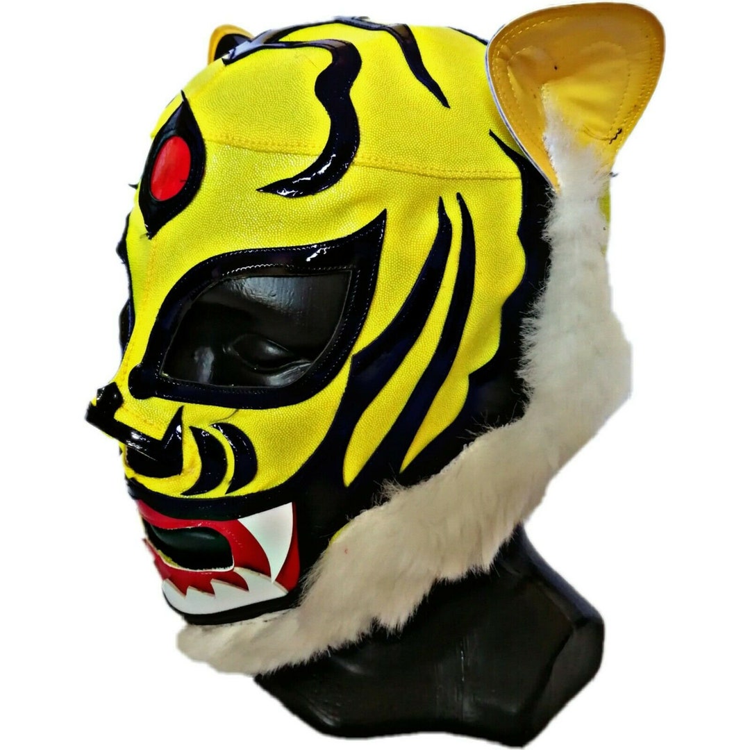 Tiger Mask Japan Wrestler Wrestler Semi Pro Mask Lucha Libre - Etsy