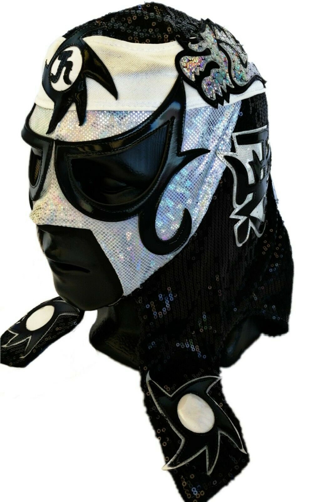 SIGNED Penta 0M Zero Fear Pentagon Mexican Wrestler Semi-pro Mask Lucha ...