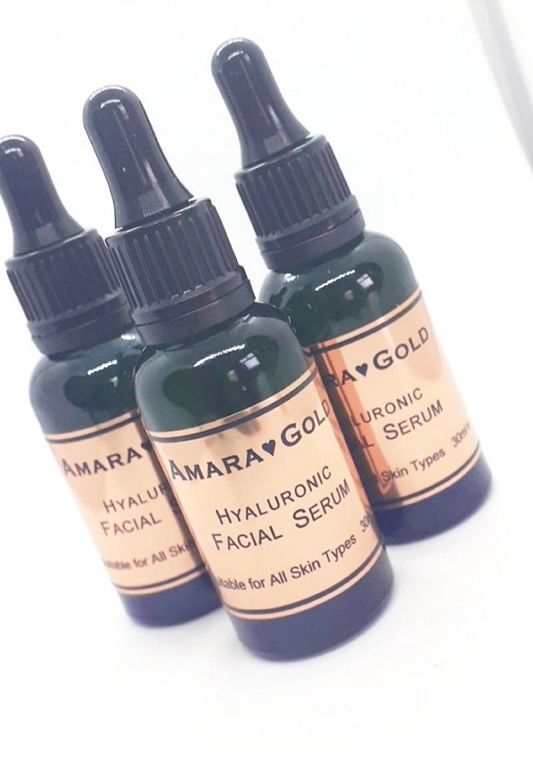 Amara Gold Hyaluronic Facial Serum - Etsy