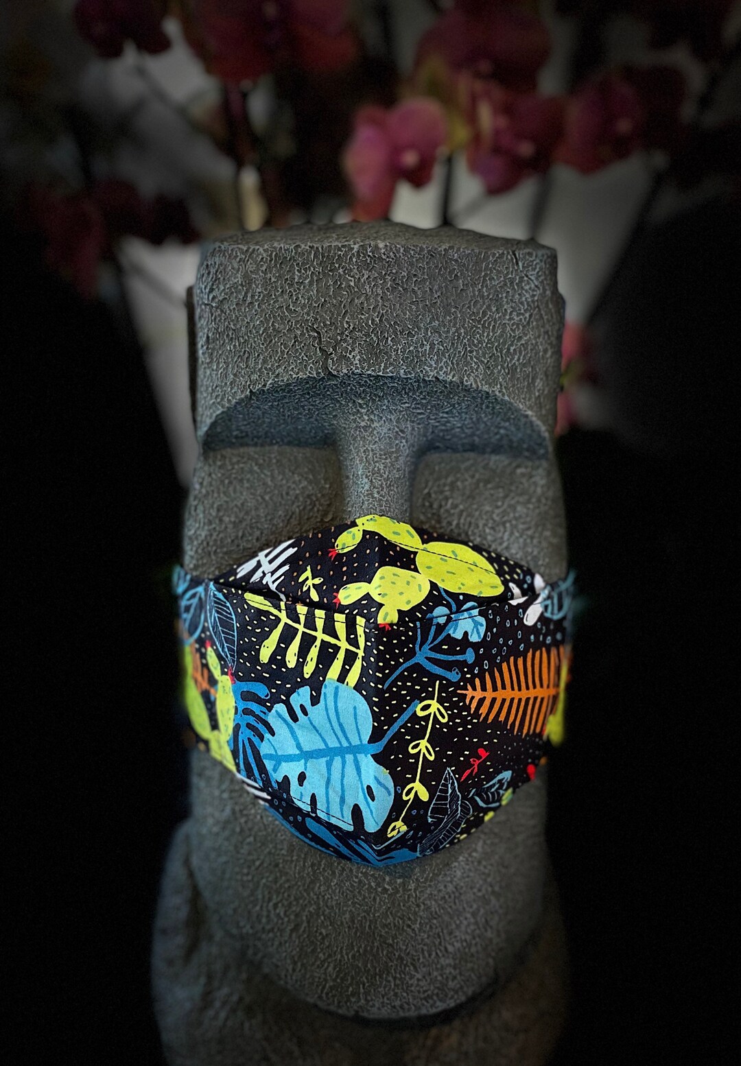 3D Face Mask: Aquarium Without Fish, 3D Mouth Mask Made of 100% Cotton ...