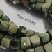 Natural Green Cat's Eye Faceted Cube Box Shape Gemstone Beads,cat's Eye ...