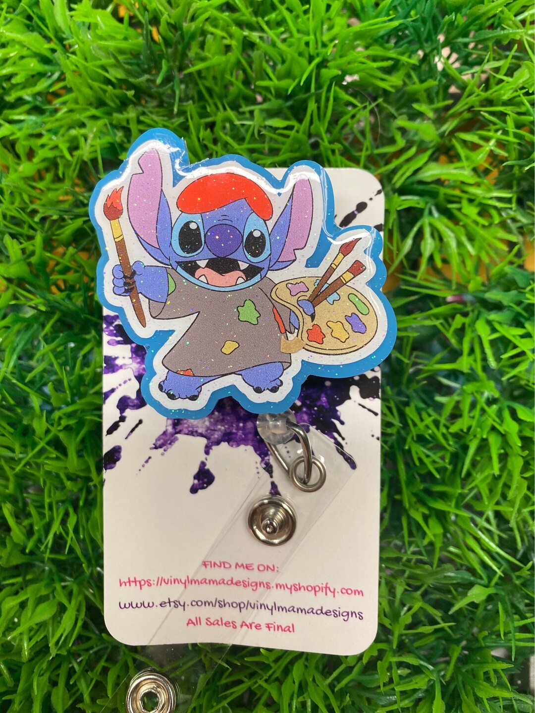 Artist Stitch Badge Reel, Customer Service, Nurse, Office, Receptionist ...