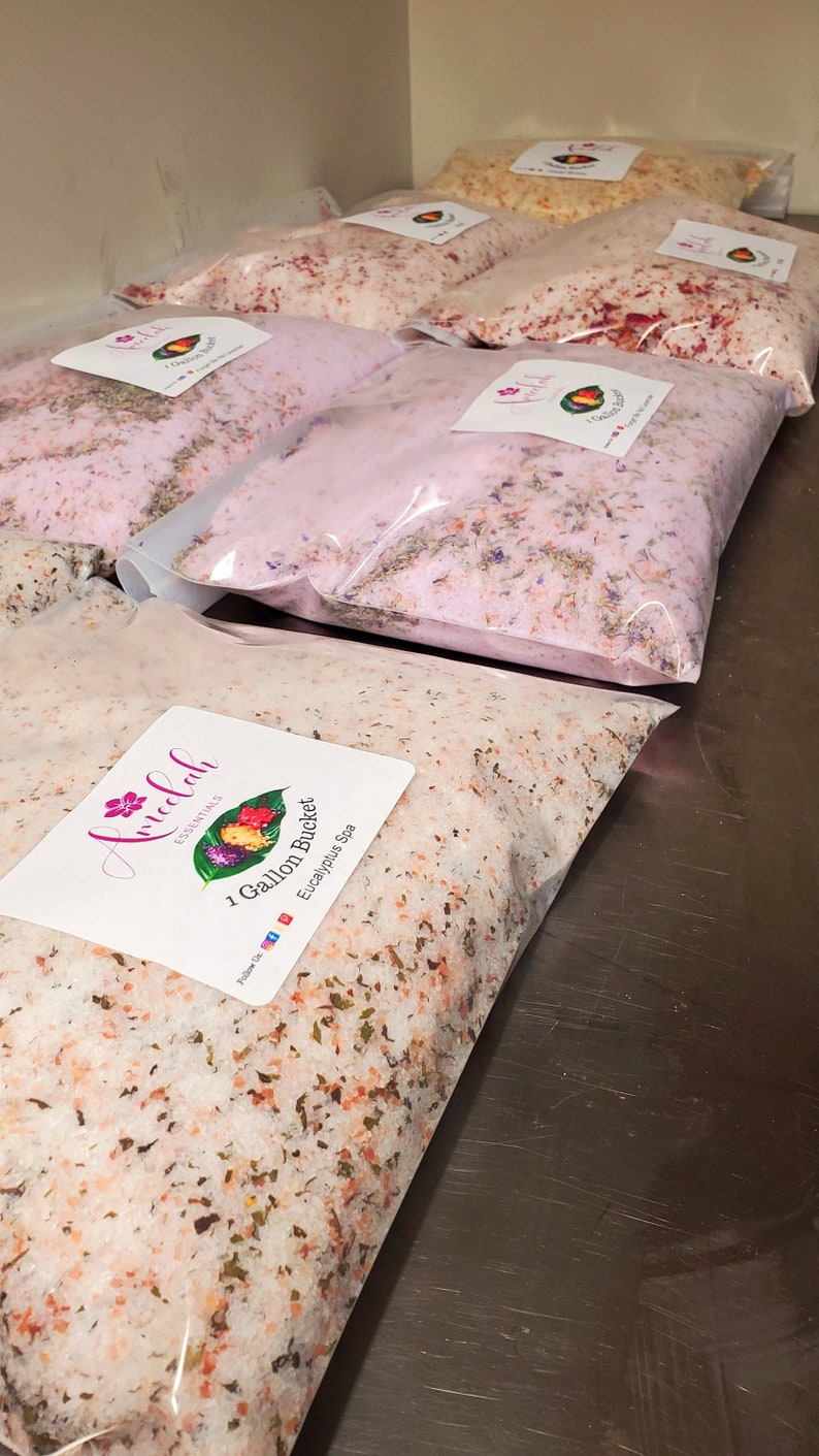8 Pound Bath Salt Bag Wholesale Bath Salt Handmade - Etsy