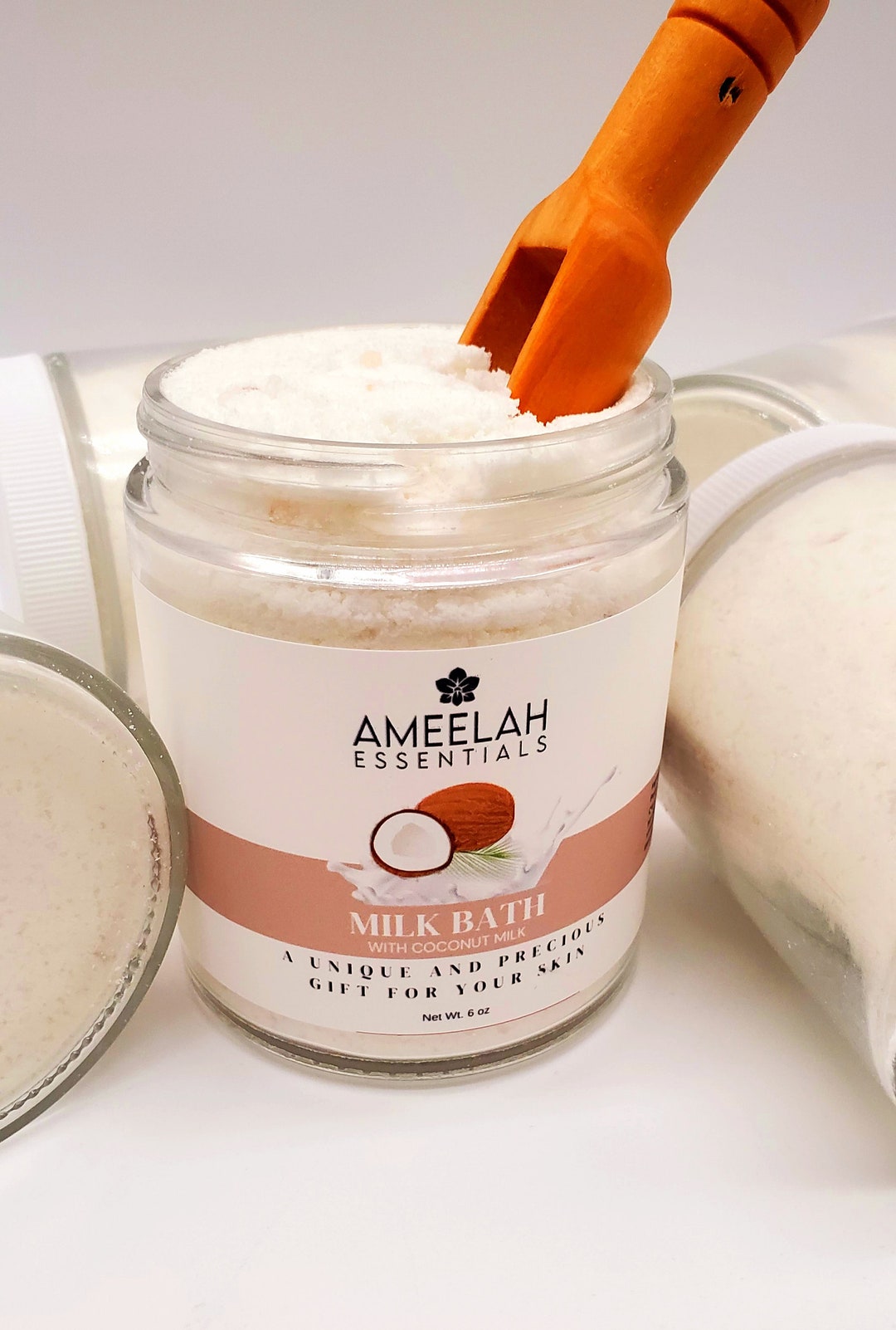 Milk Bath Soak Made With COCONUT MILK | Wooden Spoon - Etsy