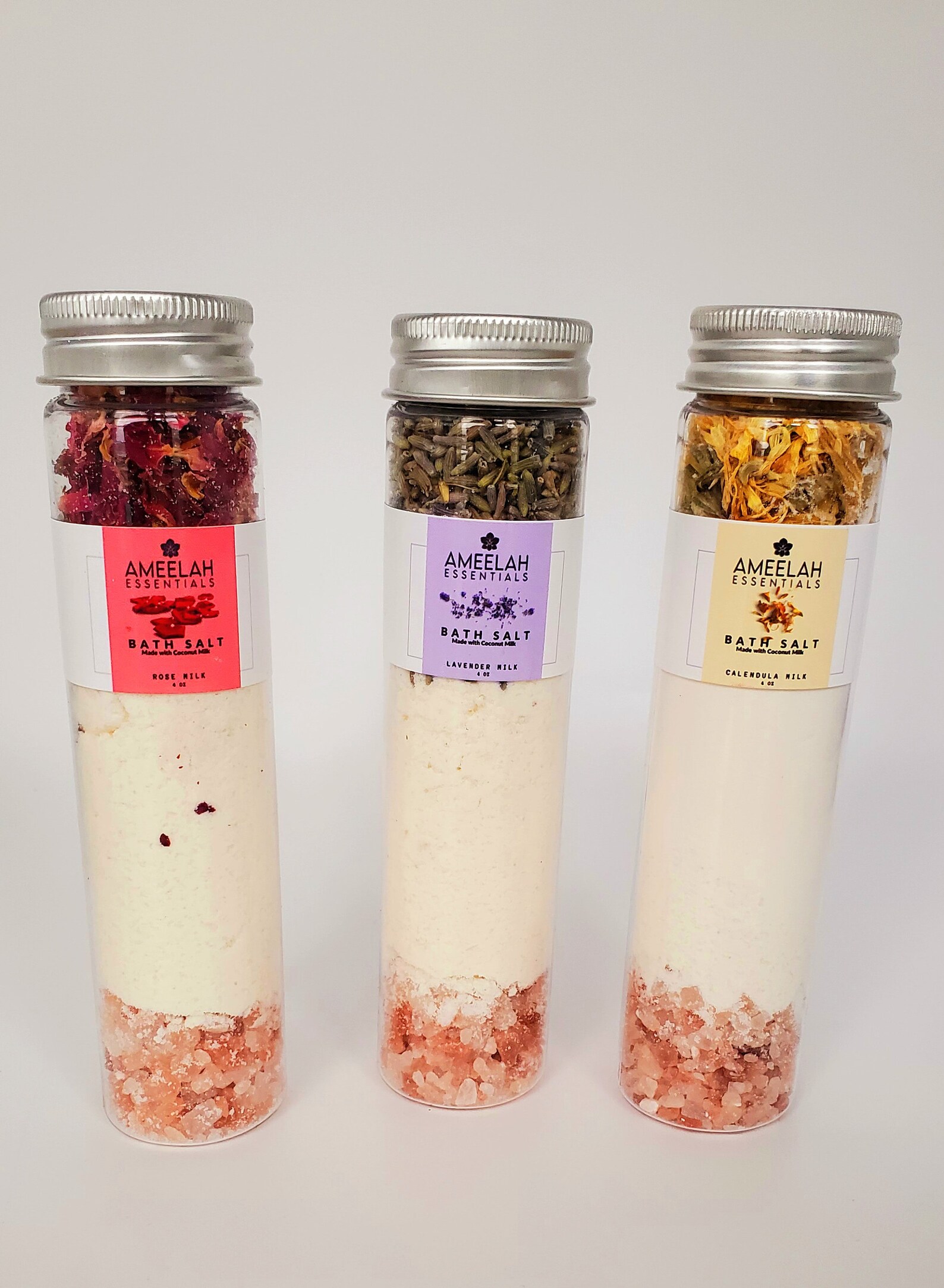 Coconut Milk Test Tube Bath Salts Includes All 3 Test Tubes - Etsy