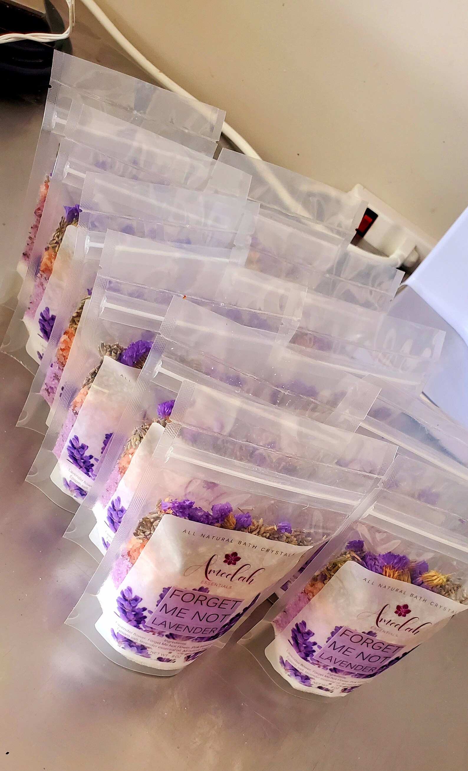 Wholesale Bath Salts: 25 Bath Salts Pouches Custom Labels - Etsy