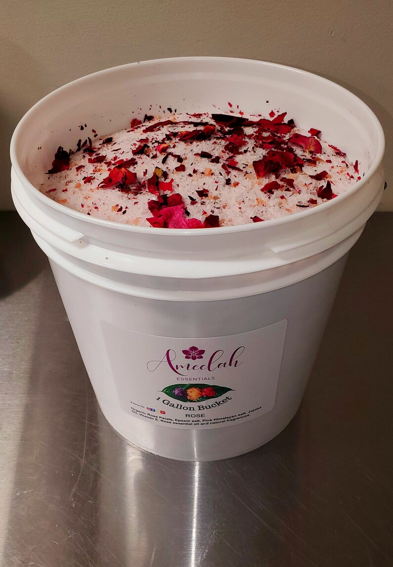 8 Pound Bath Salt Bucket Wholesale Bath Salt Bucket - Etsy