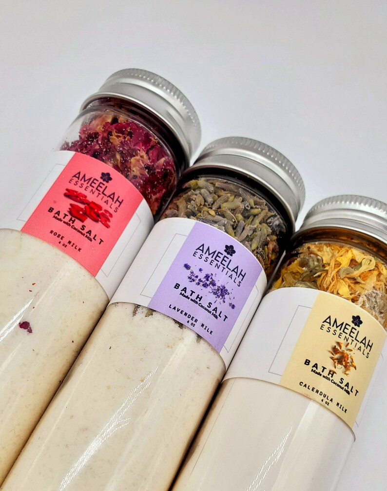 Coconut Milk Test Tube Bath Salts Includes All 3 Test Tubes - Etsy