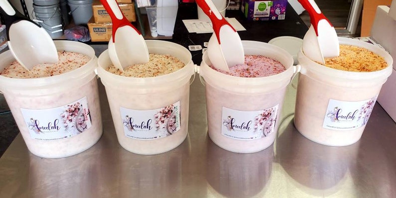 8 Pound Bath Salt Bucket Wholesale Bath Salt Bucket - Etsy