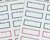Teacher Planner Meeting Stickers // IEP Meeting // - Etsy