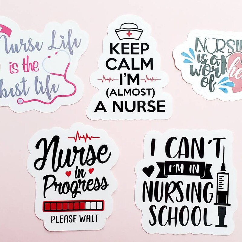 Nursing Stickers - Etsy