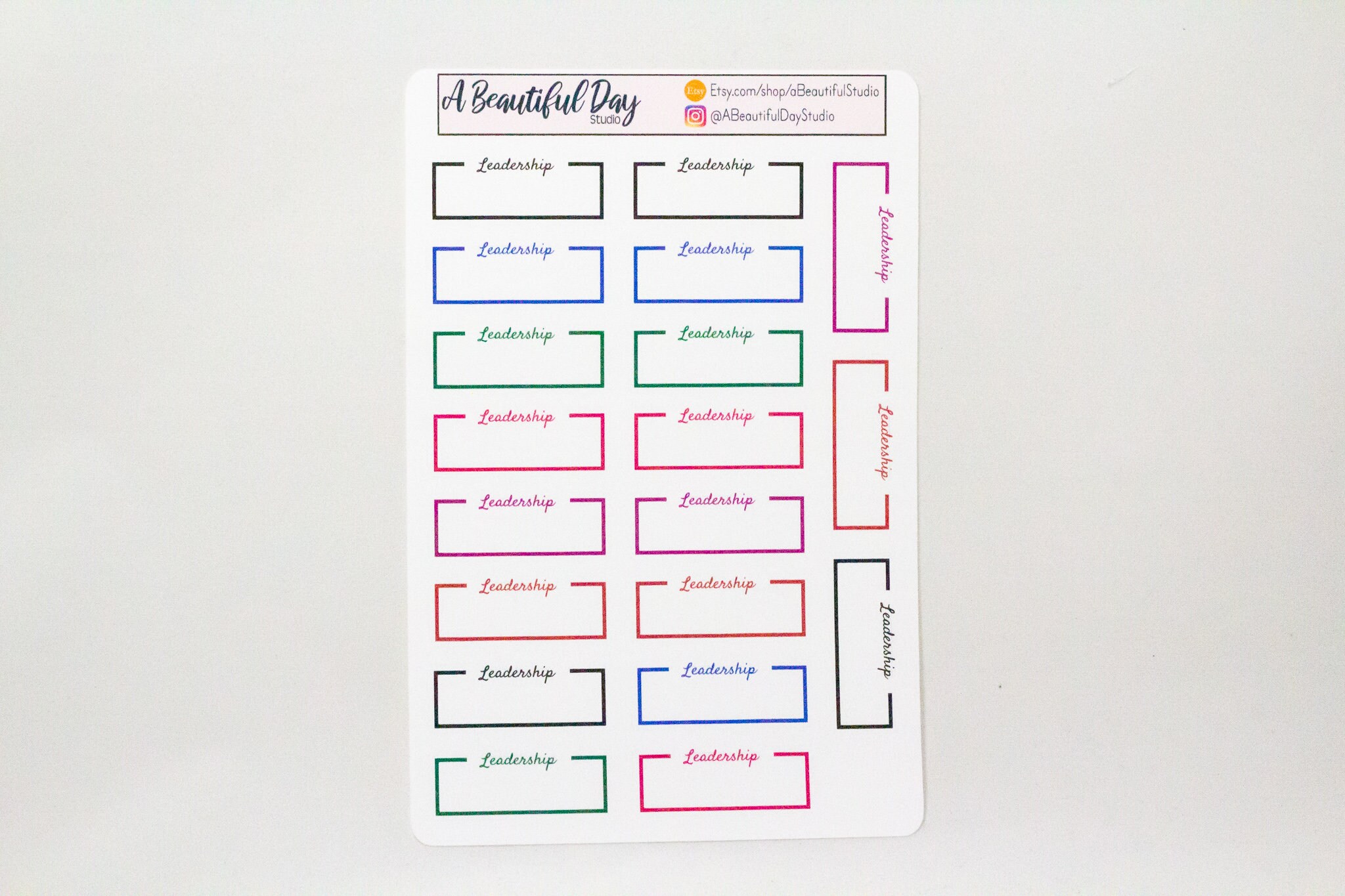 PLC meeting stickers // Leadership Meeting // EP // GATE // | Etsy