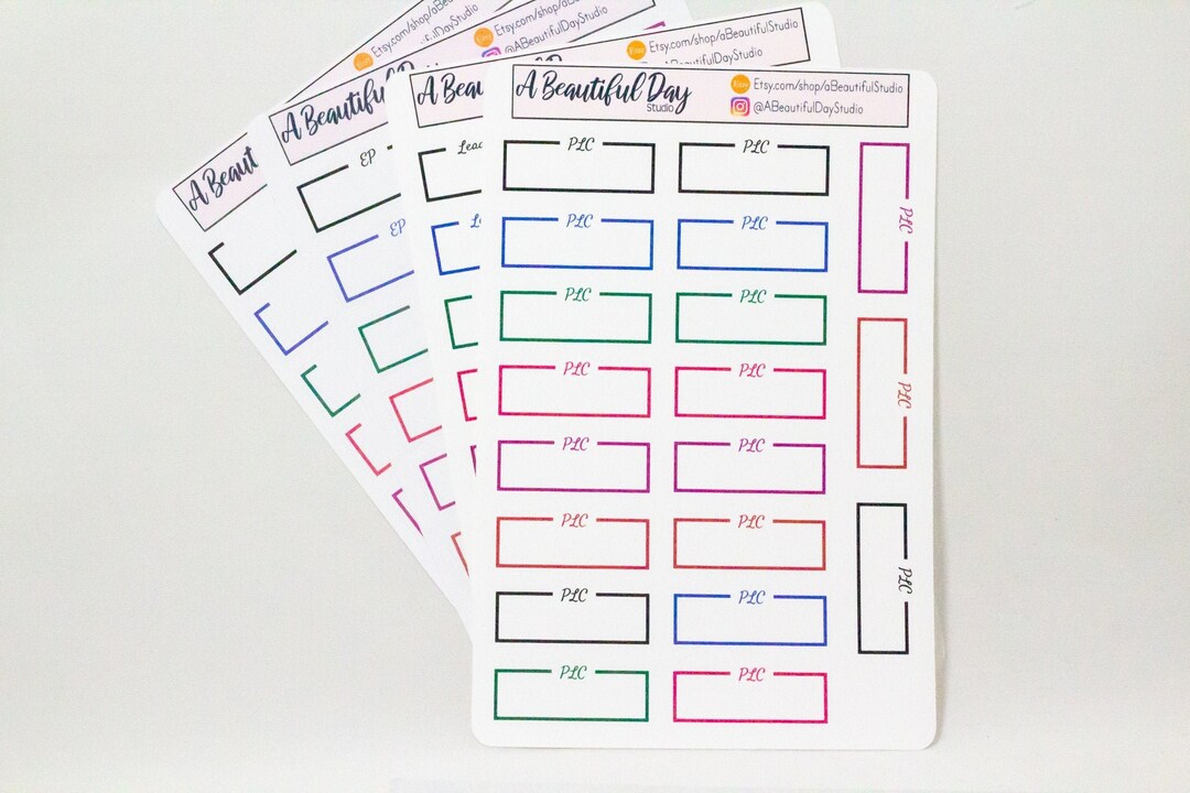 PLC Meeting Stickers // Leadership Meeting // EP // GATE // Blank ...