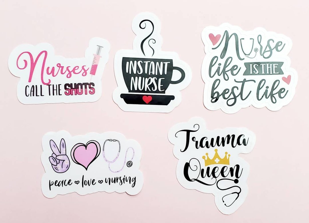 Nurse Life Stickers (vinyl) - Etsy