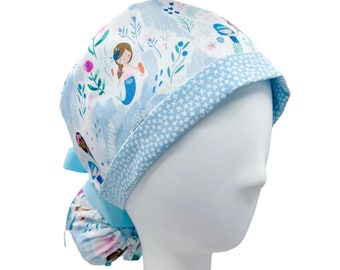 Mermaid Scrub Cap - Etsy