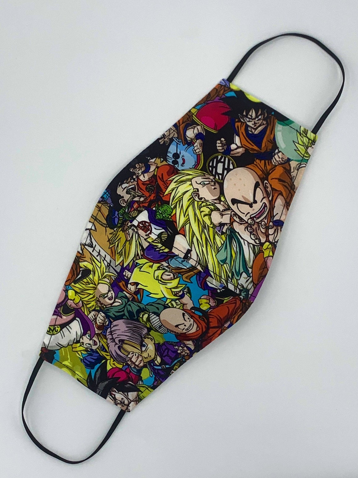 Dragon Ball Z Face Mask Triple Layered DBZ Mask with Filter | Etsy