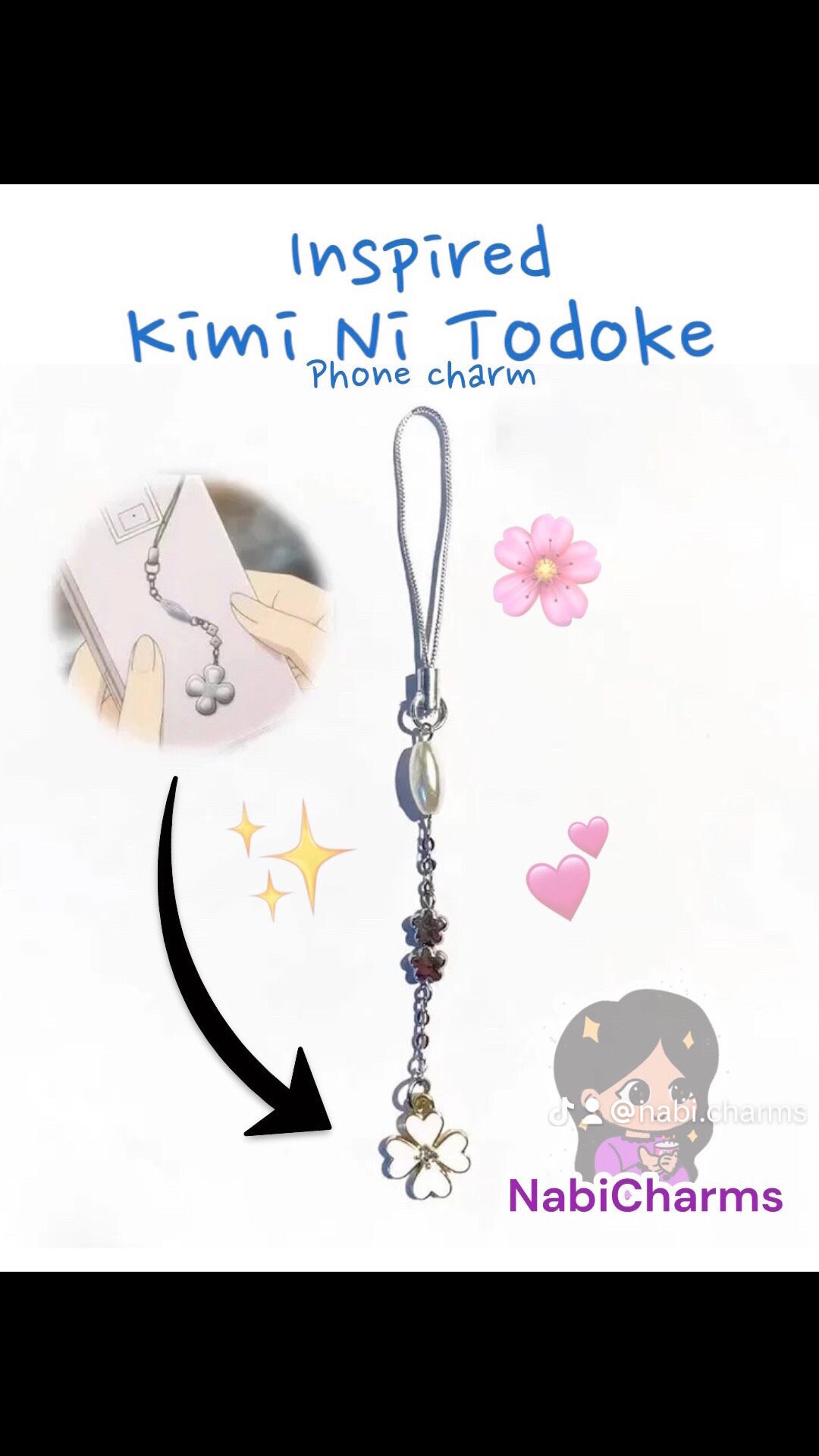 Kimi Ni Todoke Inspired Sawako Phone Charm second Ver Sawako Kazehaya ...
