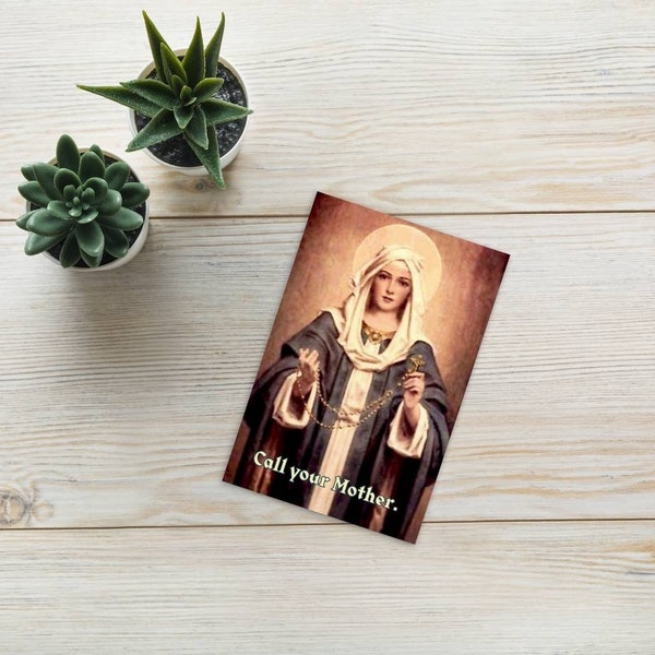 Virgin Mary Postcards - Etsy