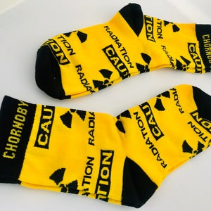 Caution Radiation Chernobyl Socks - Etsy