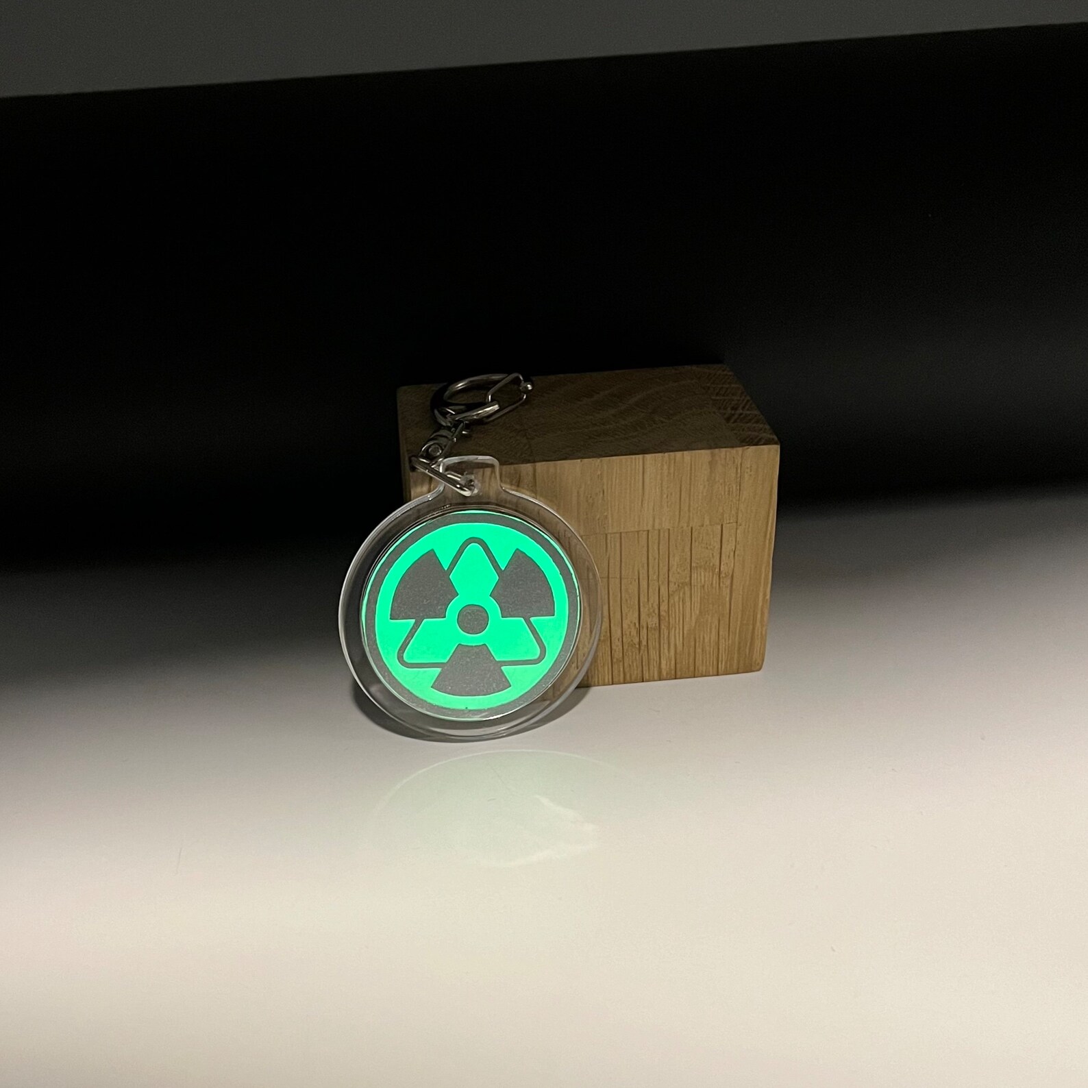 Key Chain "radiation Sign" (glows) - Etsy