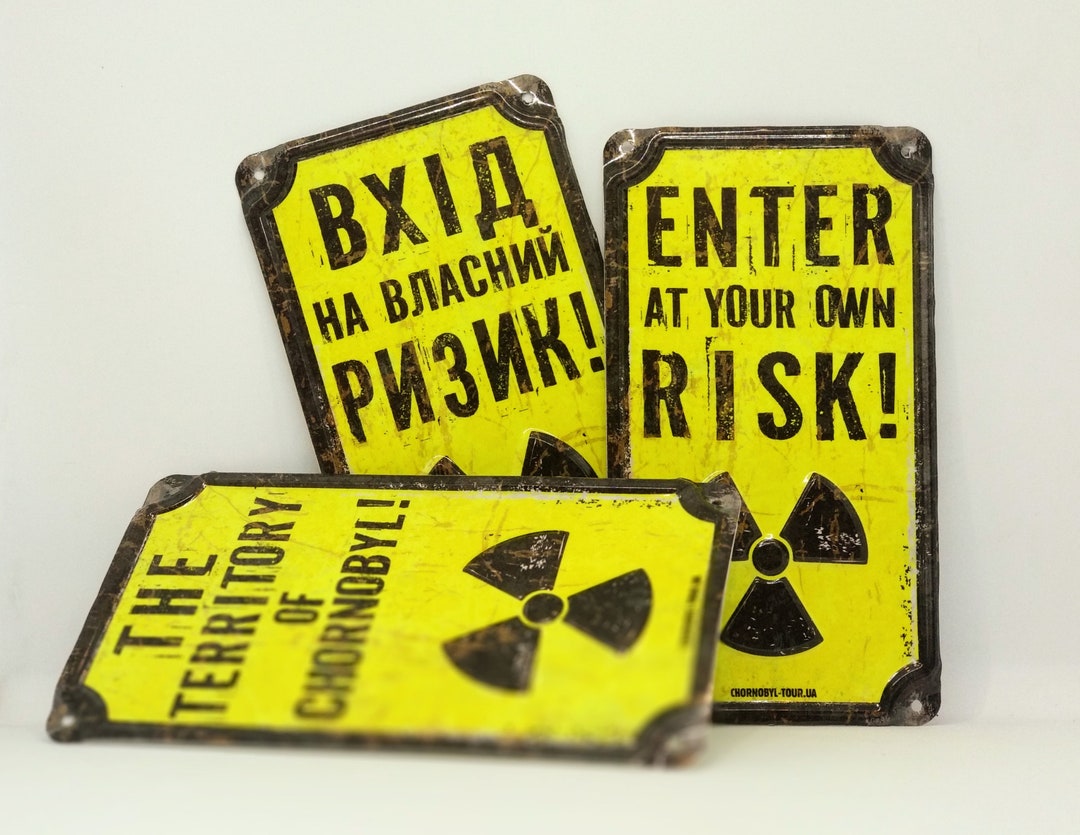 Rusty Loft Metal Signs With Different Designs "enter at Your Own Risk ...