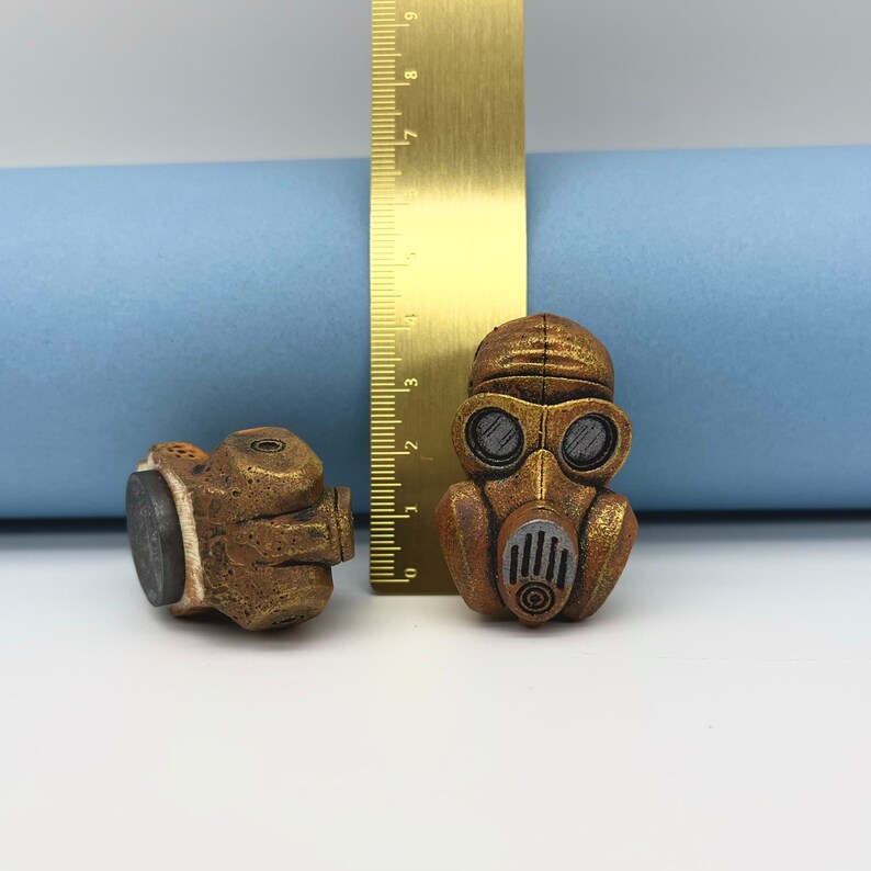 Magnet Gas Mask Chernobyl Handmade - Etsy
