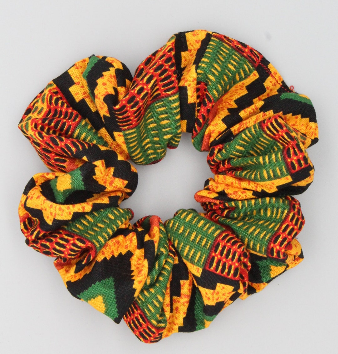 African Print Scrunchie for Her Gift for Her Cotton Scrunchies for ...