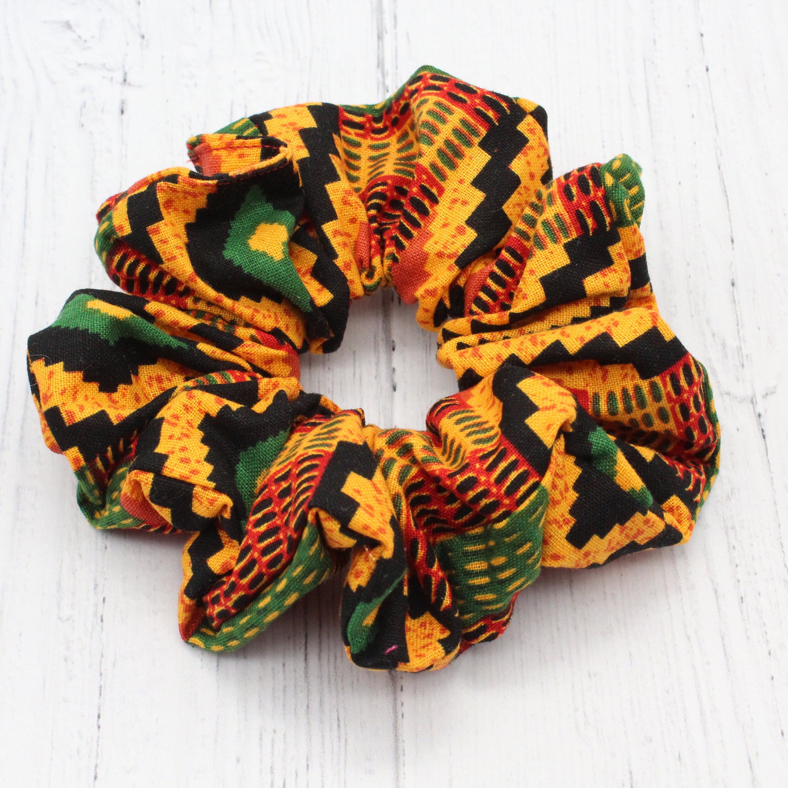 African Print Scrunchie for Her Gift for Her Cotton Scrunchies for ...