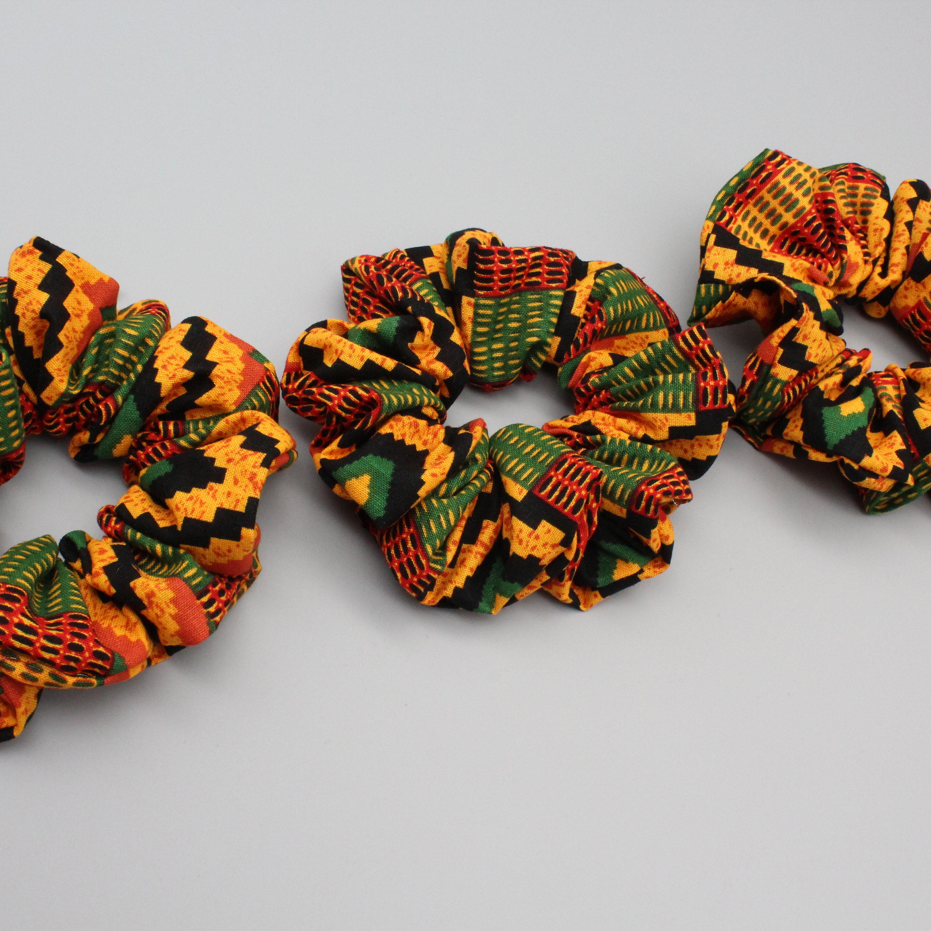 African Print Scrunchie for Her Gift for Her Cotton Scrunchies for ...