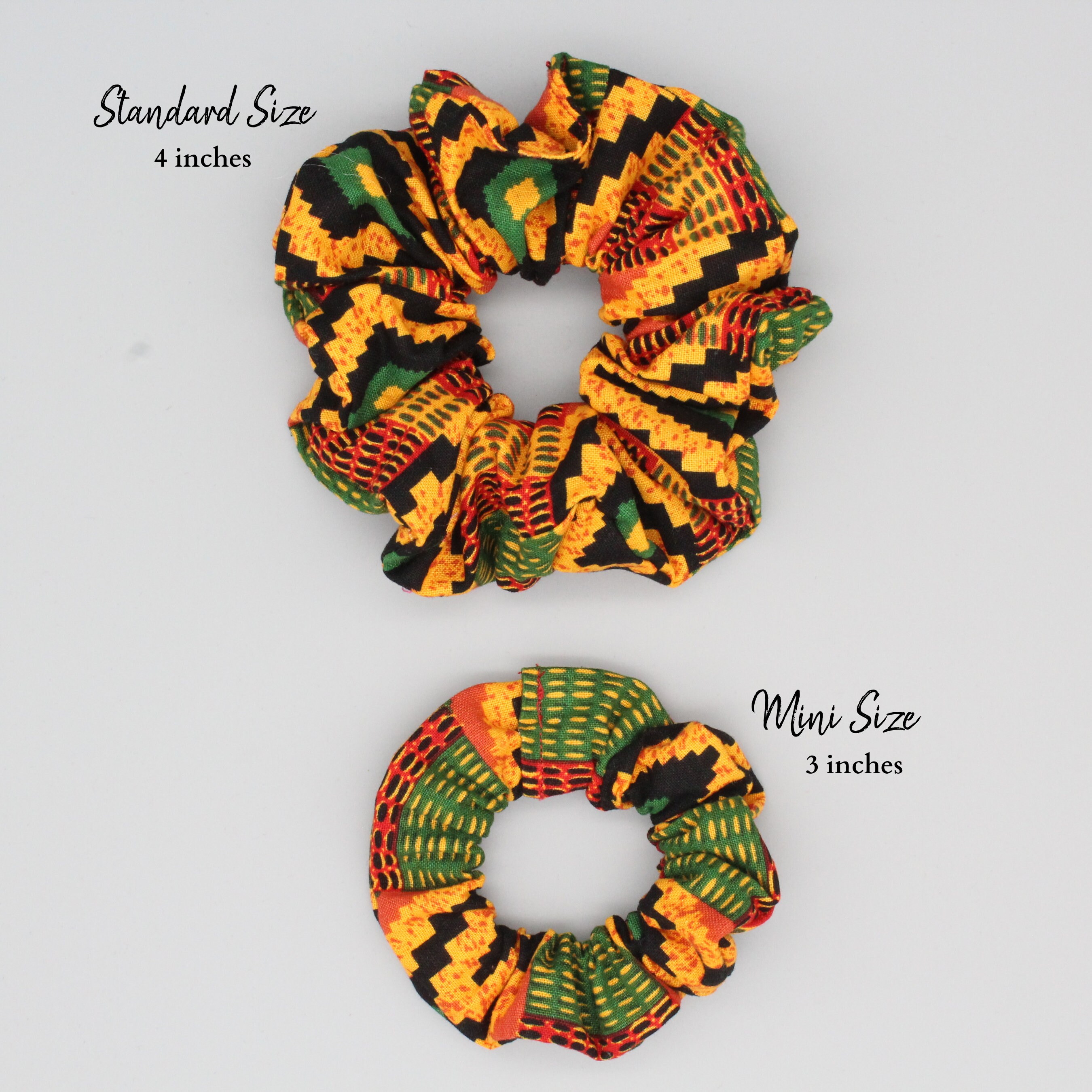 African Print Scrunchie for Her Gift for Her Cotton Scrunchies for ...