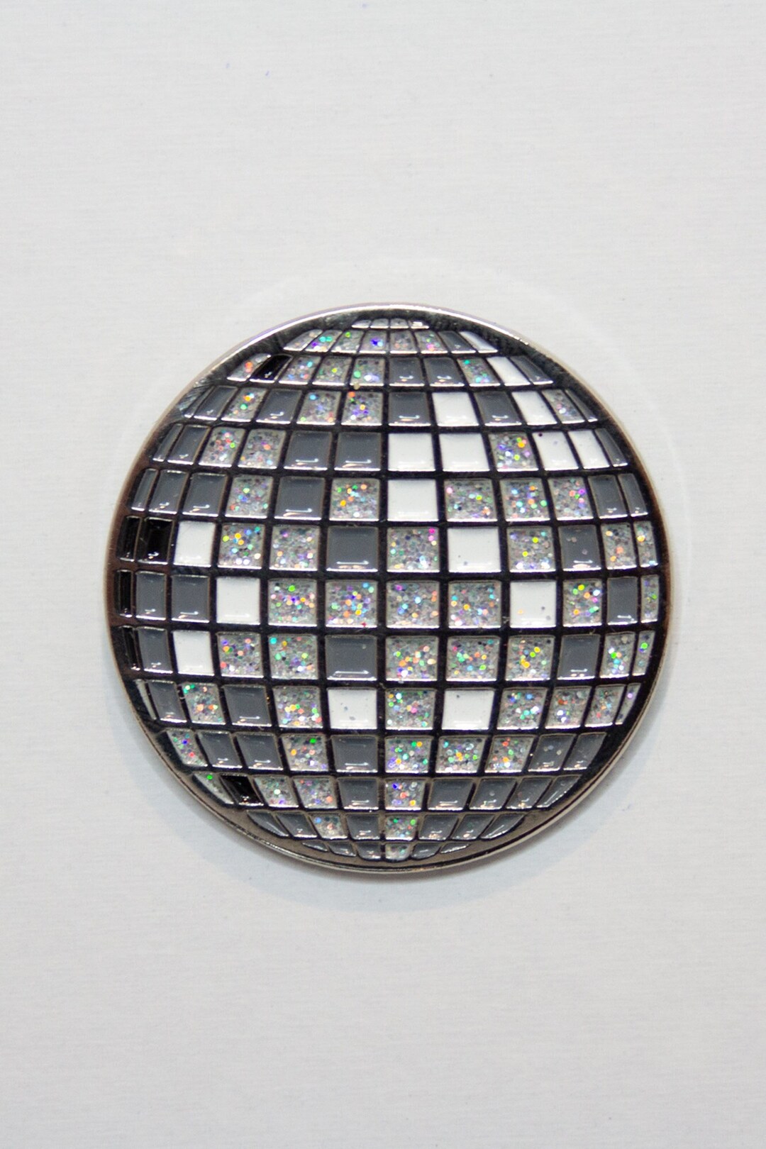 Disco Ball Soft Enamel Pin Shimmer - Etsy