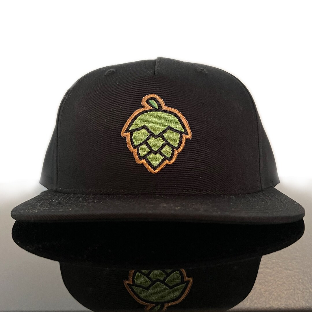 Hops Black Hat Custom Embroidered Beer Craft Beer Brewery - Etsy