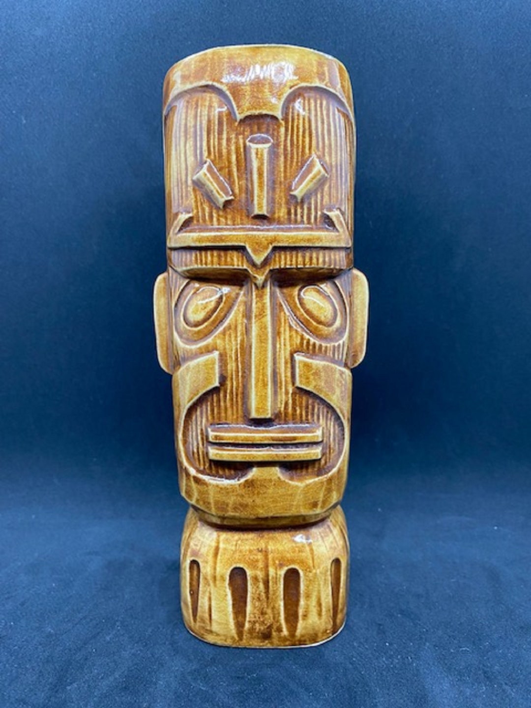 Vintage Tiki Mug Straight Lips Otagiri OMC Japan 7 5/8 - Etsy