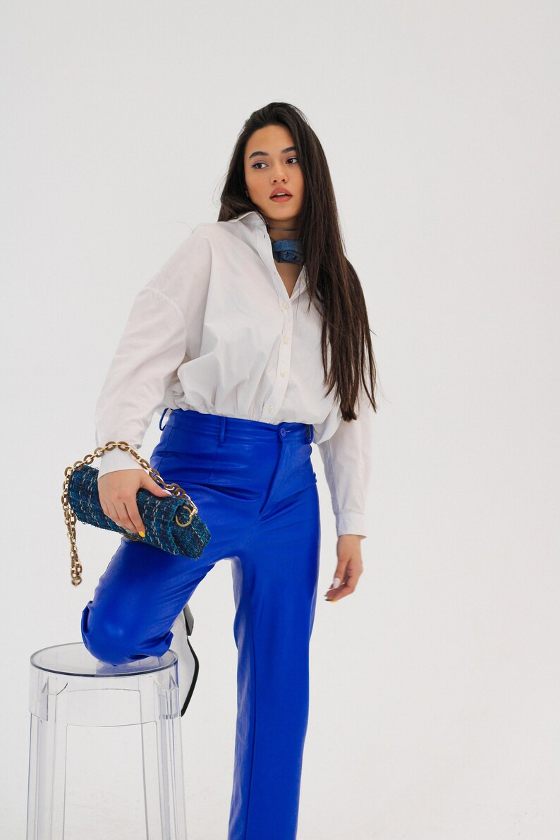 Denim Clutch From Woven Fabric: Sustainable Fashion Bag, Recycled Jeans ...